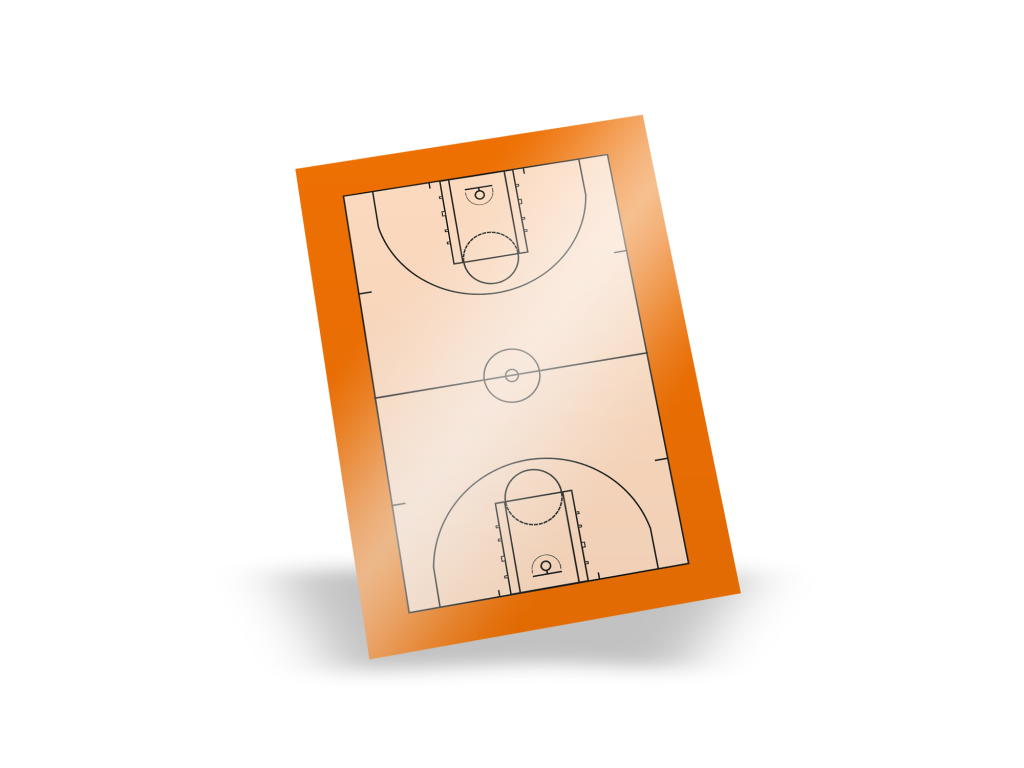 Basketball Court Sticker – mycoachpad